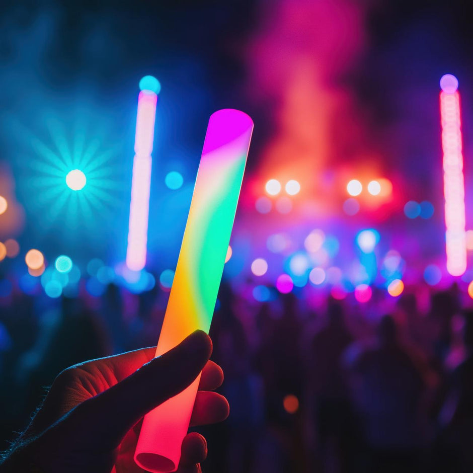Custom LED Foam Sticks, Glow Sticks & Party Lights | Personalized Glow